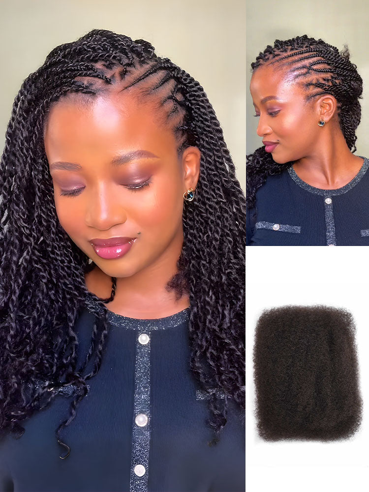 Noble KinkyBraid Pro Raven #2 Color Synthetic Kinky Twist Braids Hair ...